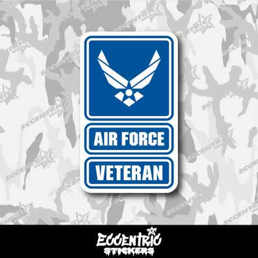 U.S. Air Force Veteran Vinyl Sticker - Etsy