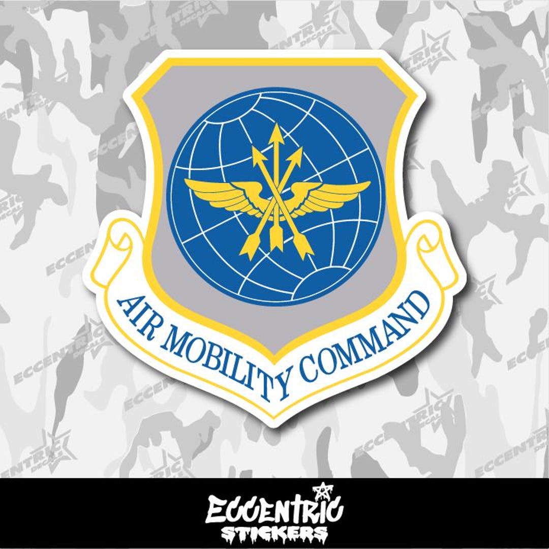 USAF Air Mobility Command Vinyl Sticker - Etsy
