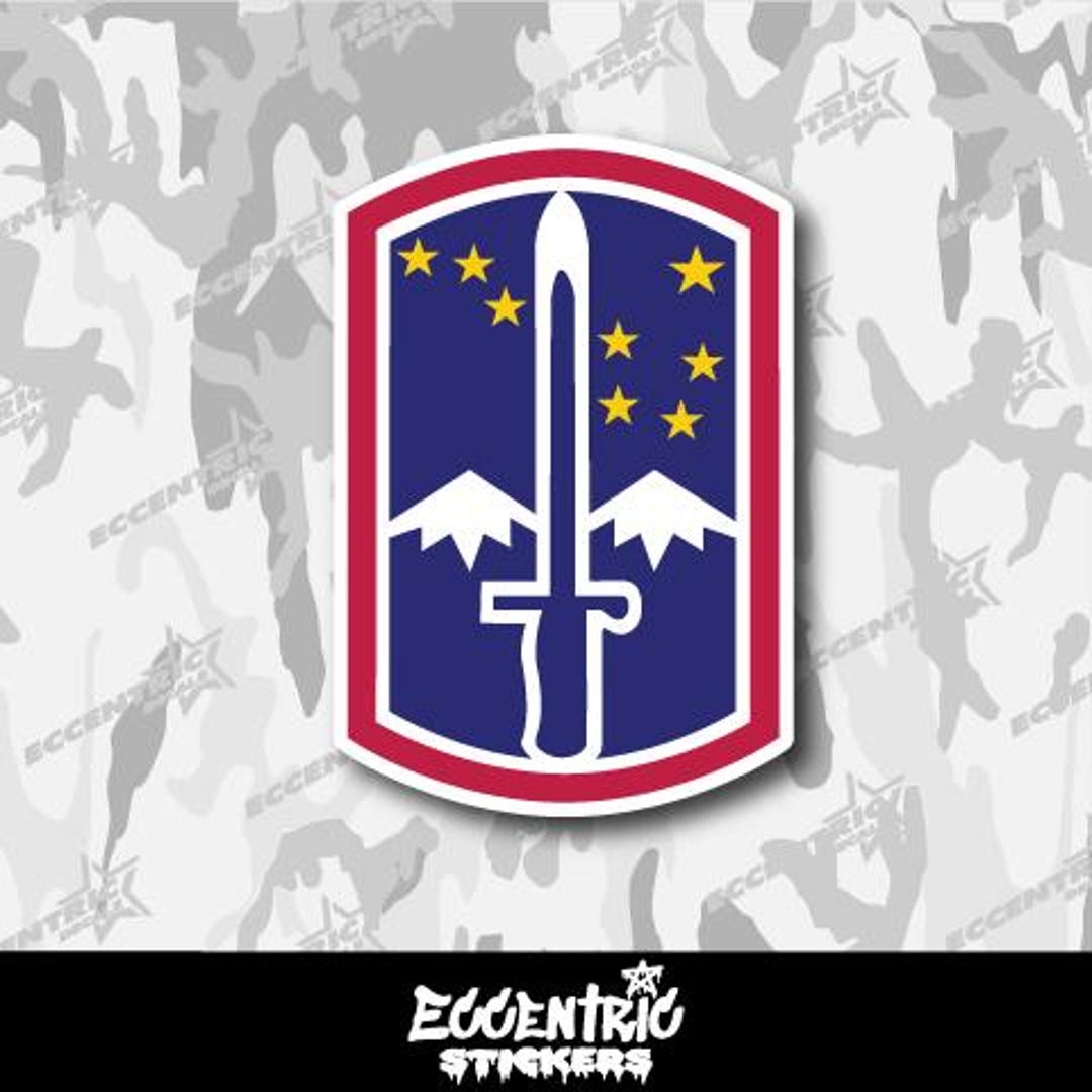 172nd Infantry Brigade Vinyl Sticker - Etsy