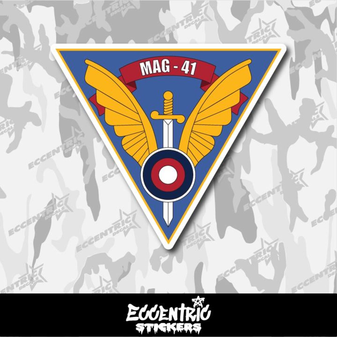 Marine Aircraft Group 41 (MAG-41) Vinyl Sticker - Etsy