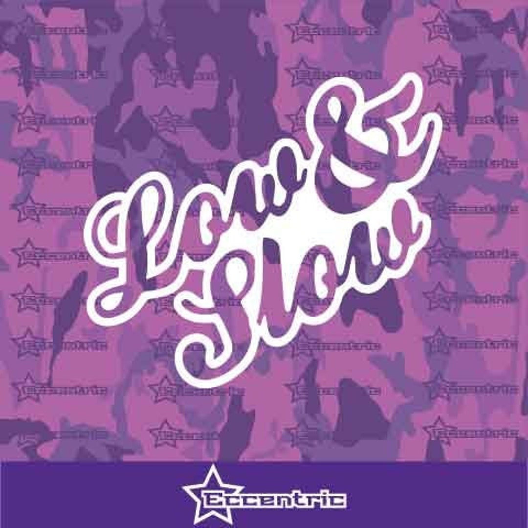 Low and Slow Sticker Funny JDM Stance Honda Lowered Car Truck Window ...