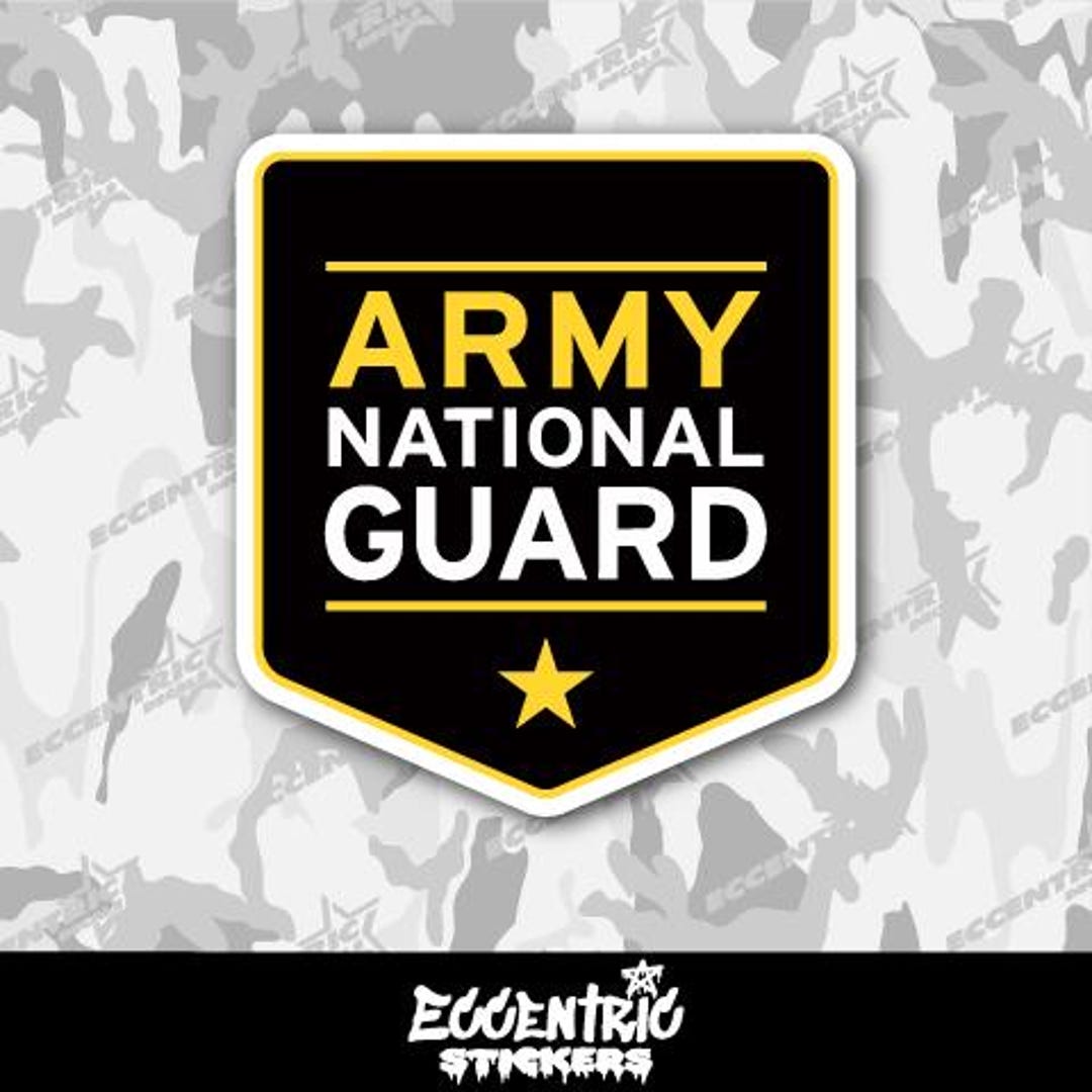 Army National Guard Logo Vinyl Sticker - Etsy