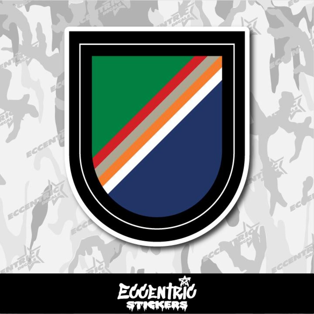 US Army 75th Ranger Regiment Beret Flash Vinyl Sticker - Etsy