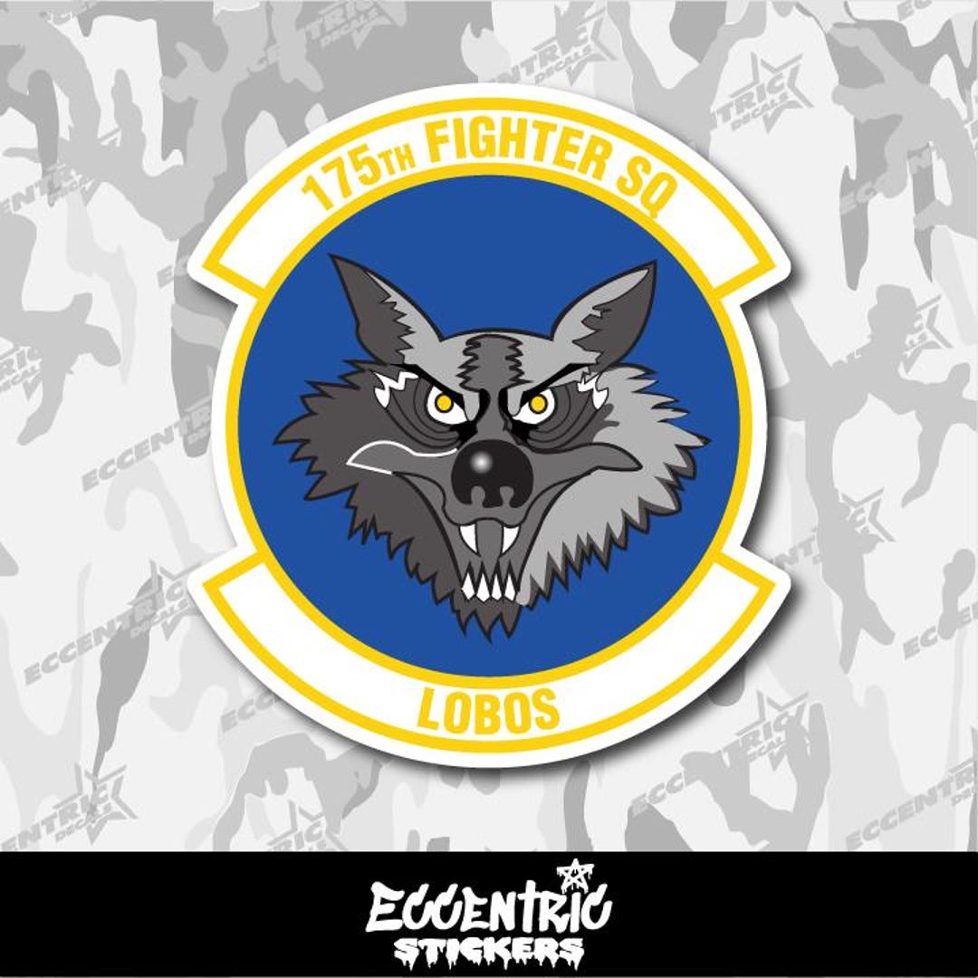 Air National Guard 175th Fighter Squadron (175 FS) Vinyl Sticker - Etsy