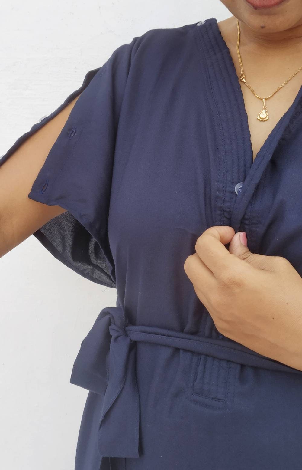 Maternity Hospital Gown Maternity Robe Nursing Gown Labor | Etsy