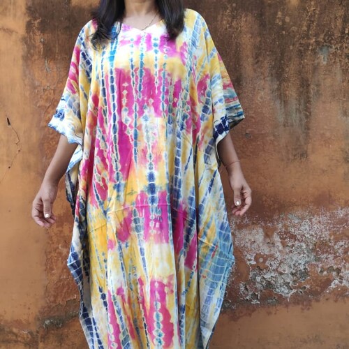 Caftan Dress Plus Size Caftan Kaftan Dress Kimono Cotton - Etsy