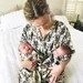 Maternity Hospital Gown, Maternity Robe, Nursing Gown , Labor and ...