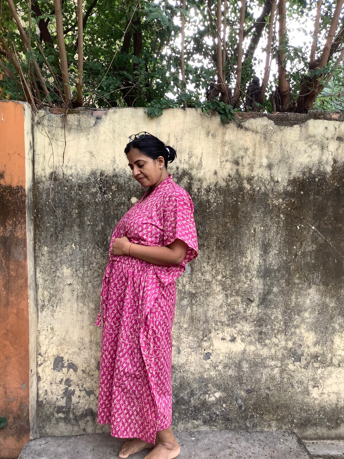 Maternity Hospital Gown, Maternity Robe, Nursing Gown , Labor and ...