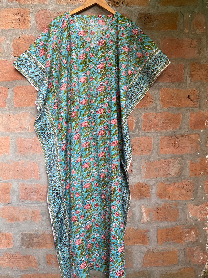 Caftan Dress Plus Size Caftan Kaftan Dress Kimono Cotton - Etsy