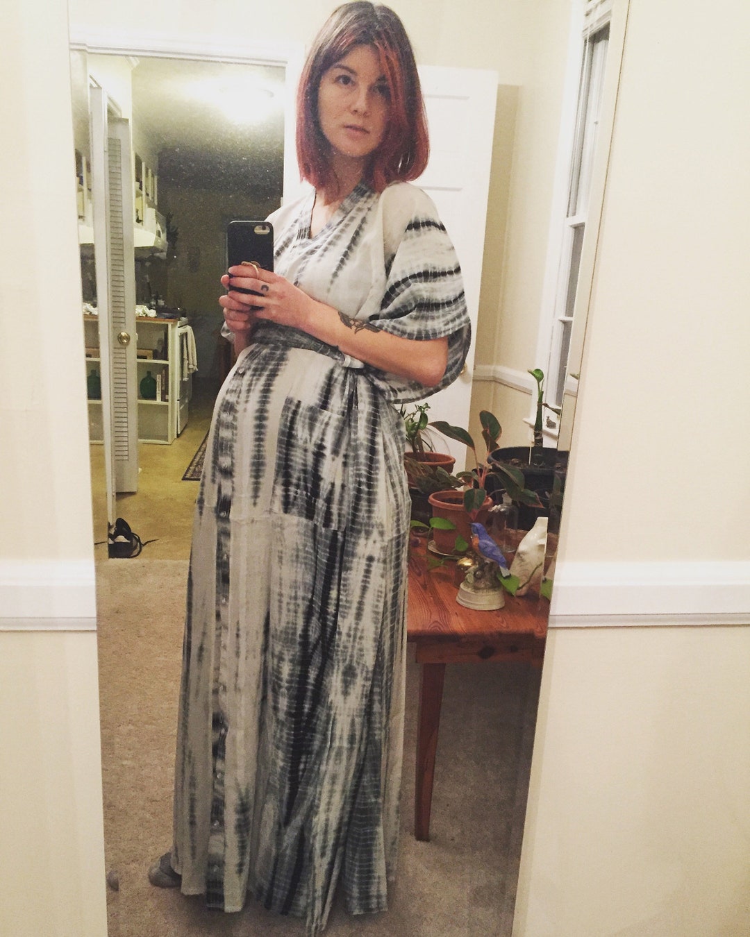 Maternity Hospital Gown, Maternity Robe, Nursing Gown , Labor and ...