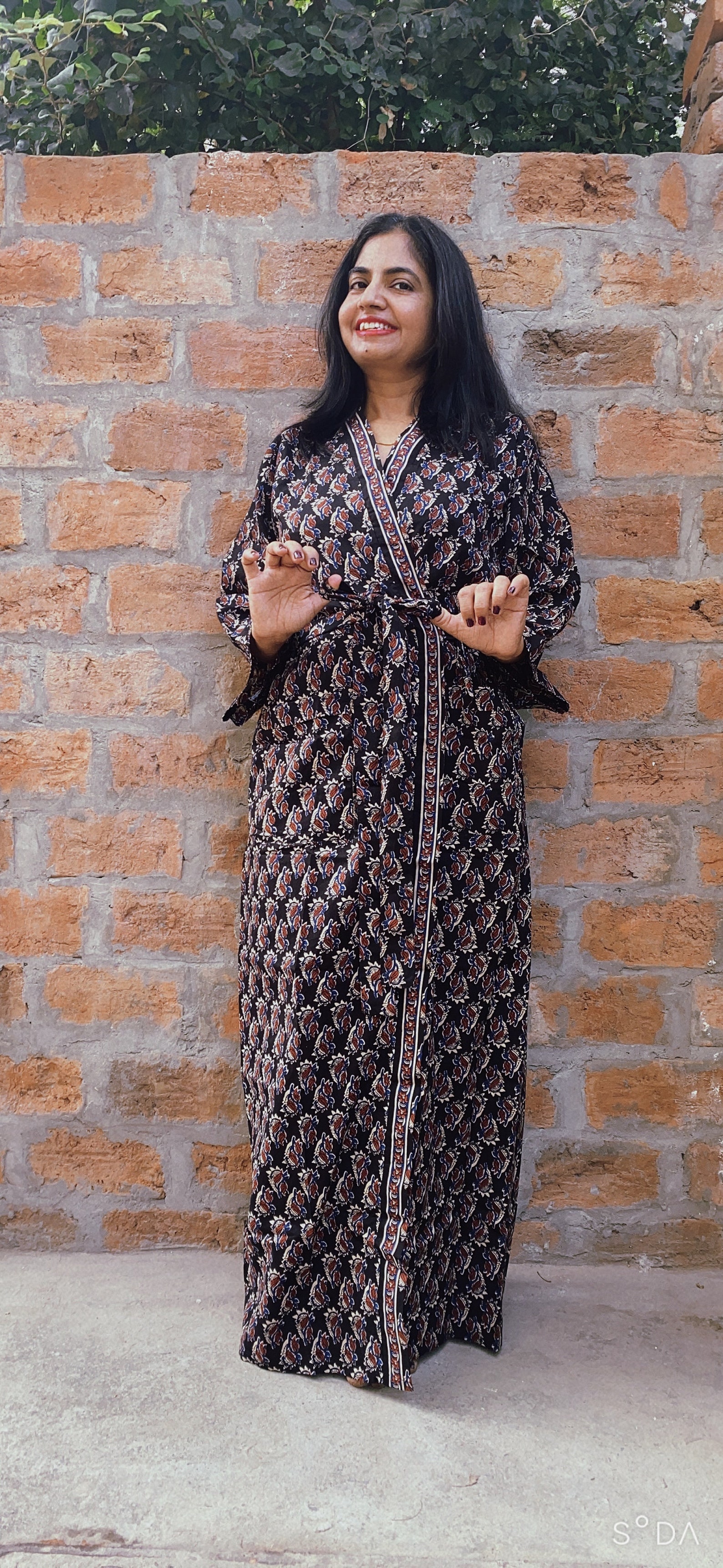 Maternity Robe Brown Cotton Robe Hospital Robe Delivery | Etsy