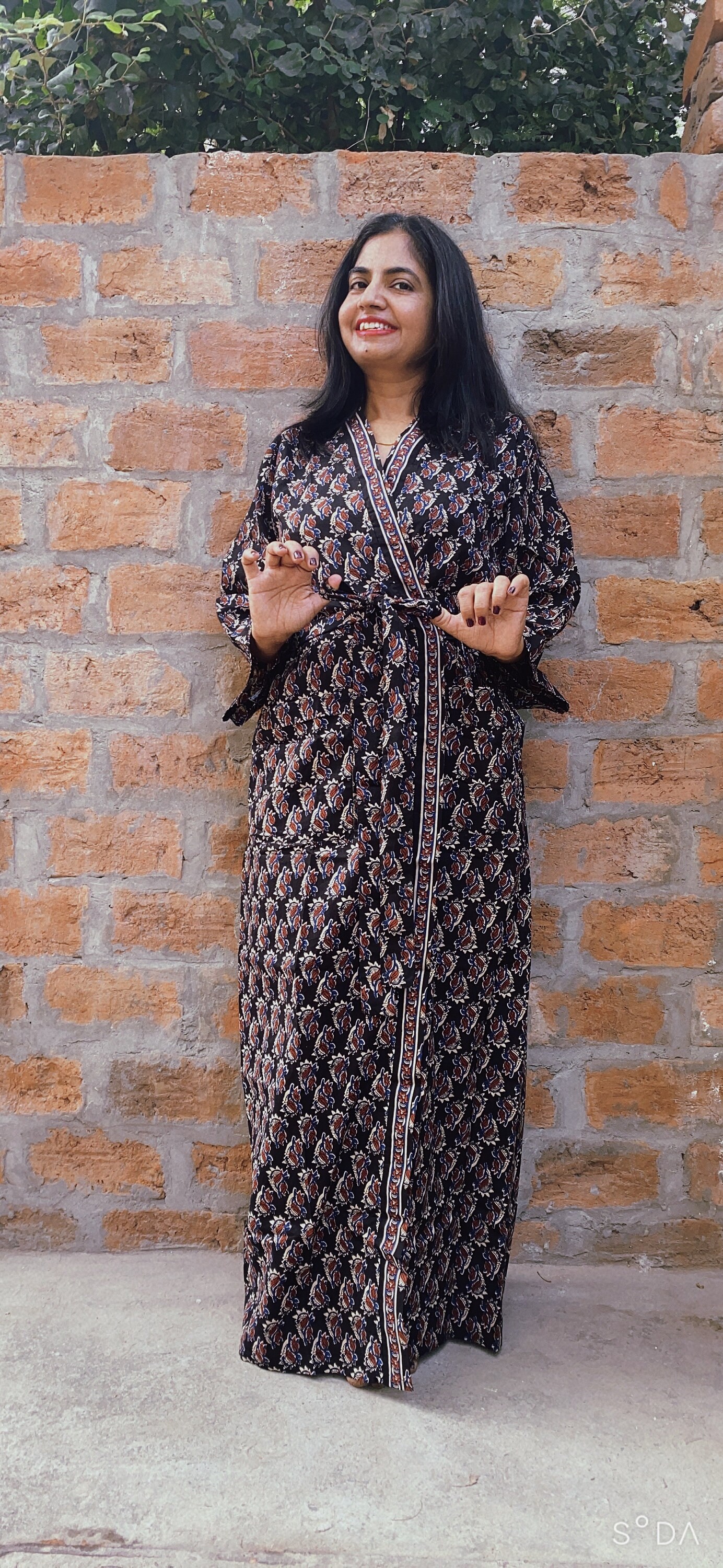 Maternity Robe Brown Cotton Robe Hospital Robe Delivery | Etsy