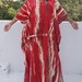 Red Kaftan, Cotton Kaftan, Kaftan Dress, Plus Size Kaftan, Beach Kaftan ...