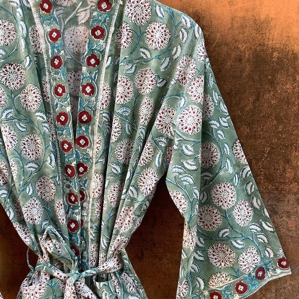 Indian Cotton Robe - Etsy