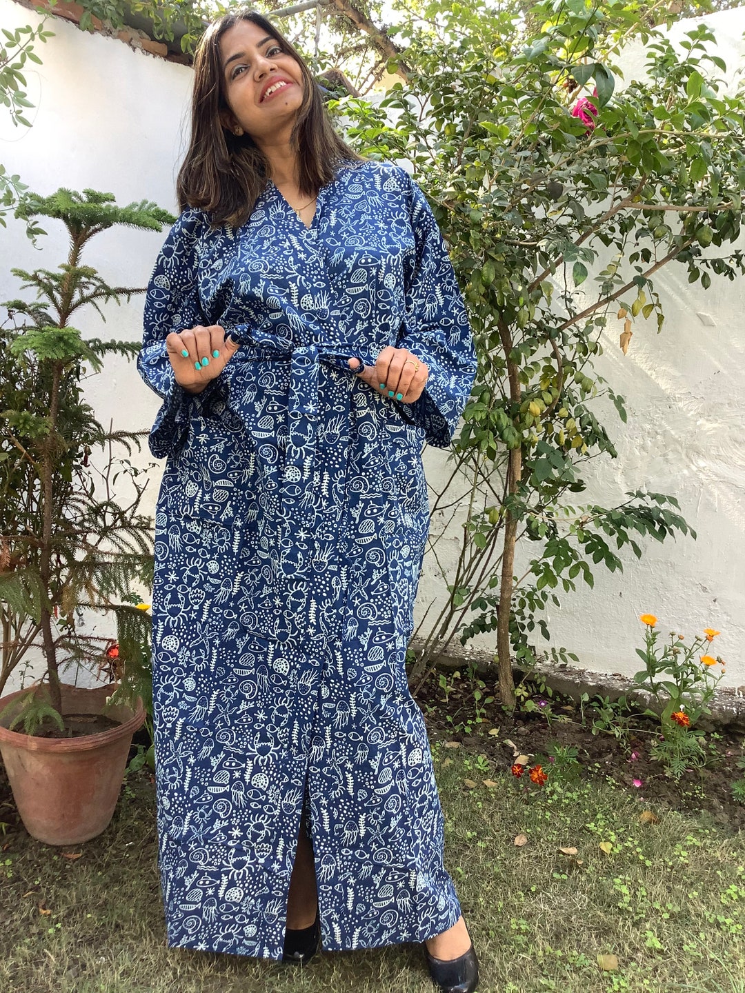 Maternity Hospital Gown, Maternity Robe, Nursing Gown , Labor and ...