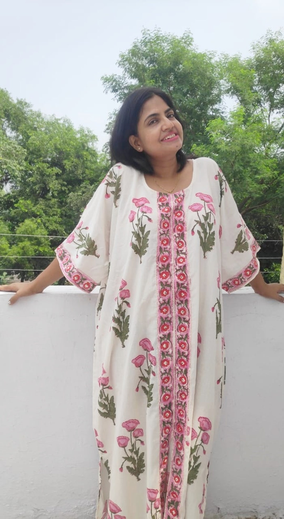 Cotton Kaftan, Cotton Caftan,long Robe, Cotton Caftan,maxi Dress, Long ...