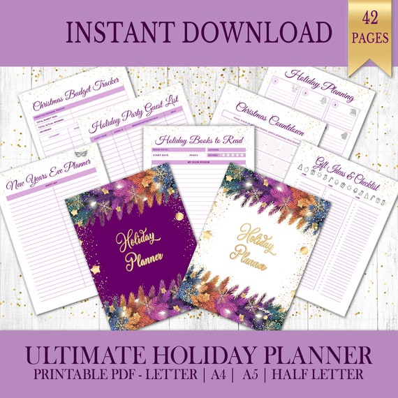 Ultimate Printable Holiday Planner Printable Christmas | Etsy