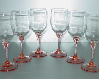 Vintage wine glasses | Etsy