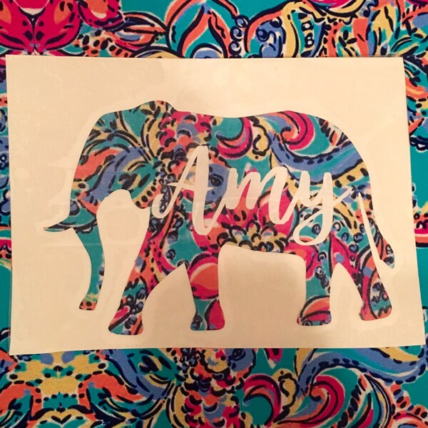 Elephant Decal - Etsy