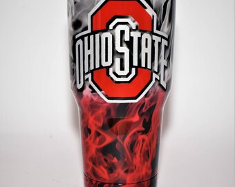 Ohio state yeti | Etsy