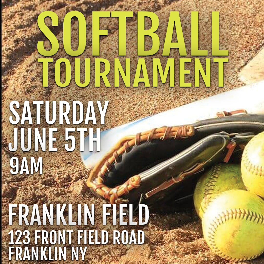 Softball Tournament Flyer and Instagram Template,editable Photoshop ...