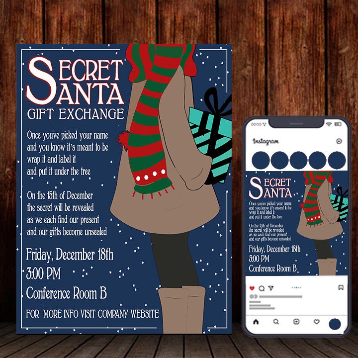 Secret Santa Poster