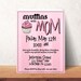Muffins With Mom Flyer Template Social Media Post Editable in Canva ...