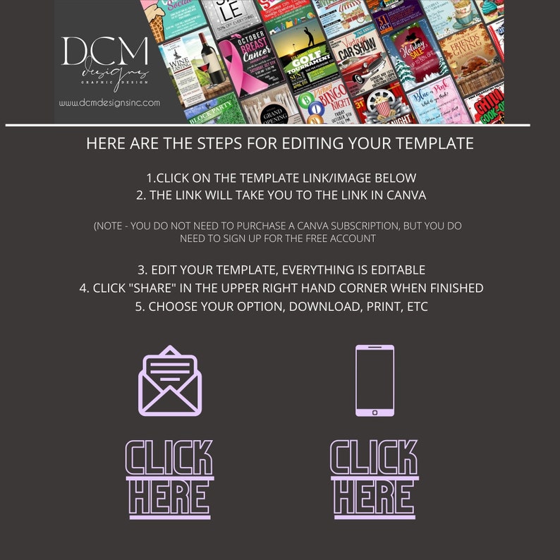 Ivy Wedding Invitation Template – Editable Canva Design (instant ...