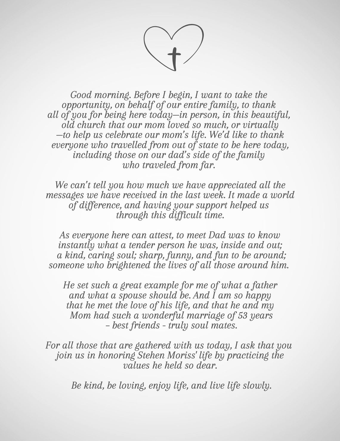 Funeral Memorial Printable and Electronic Program Funeral - Etsy