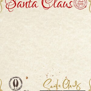 Santa Thank You for the Cookies Letter, Official Letter From Santa ...