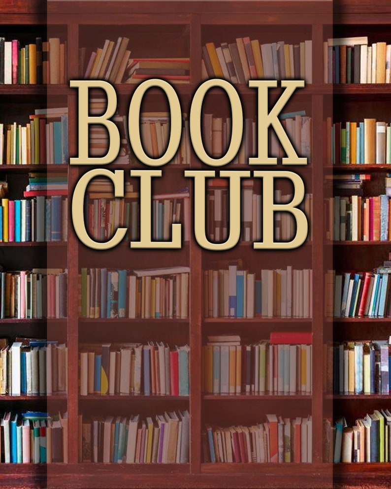Book Club Flyer and Instagram Template Editable Photoshop - Etsy