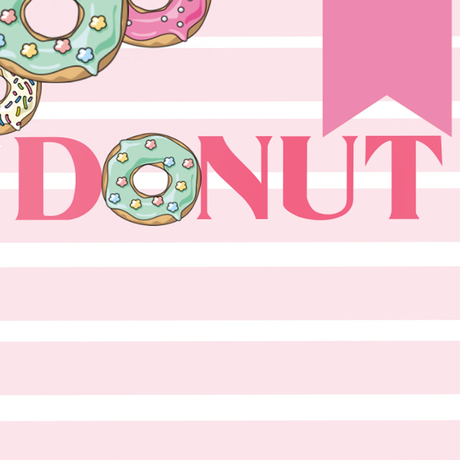 Donut Invitation Template Party Editable in Photoshop - Etsy