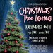 Holiday Tree Lighting Flyer Template Editable in Photoshop Christmas ...