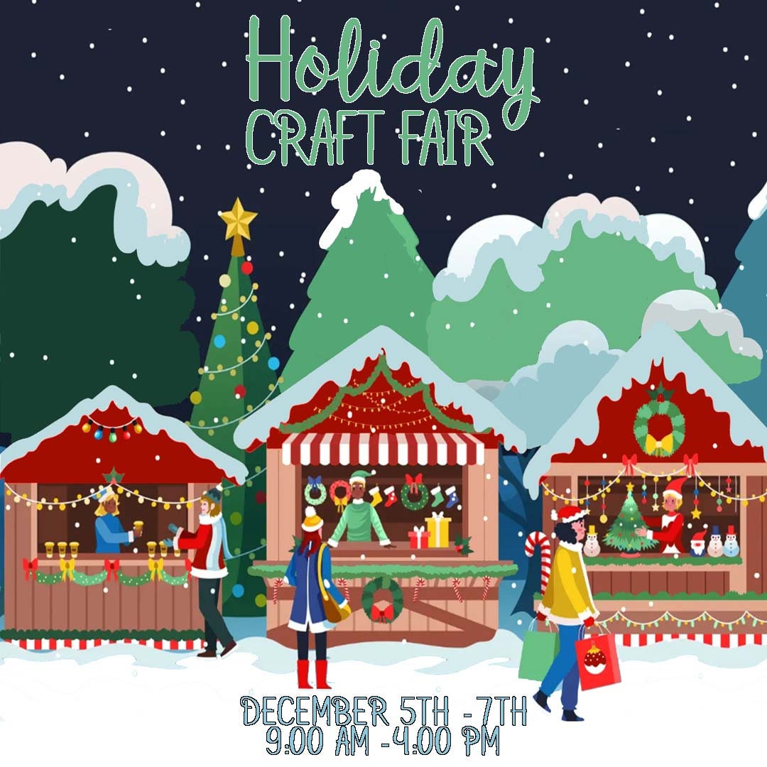 Holiday Craft Fair Flyer Template Editable in Photoshop - Etsy