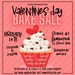 Valentines Day Bake Sale Flyer Template - Fundraiser - Editable in ...