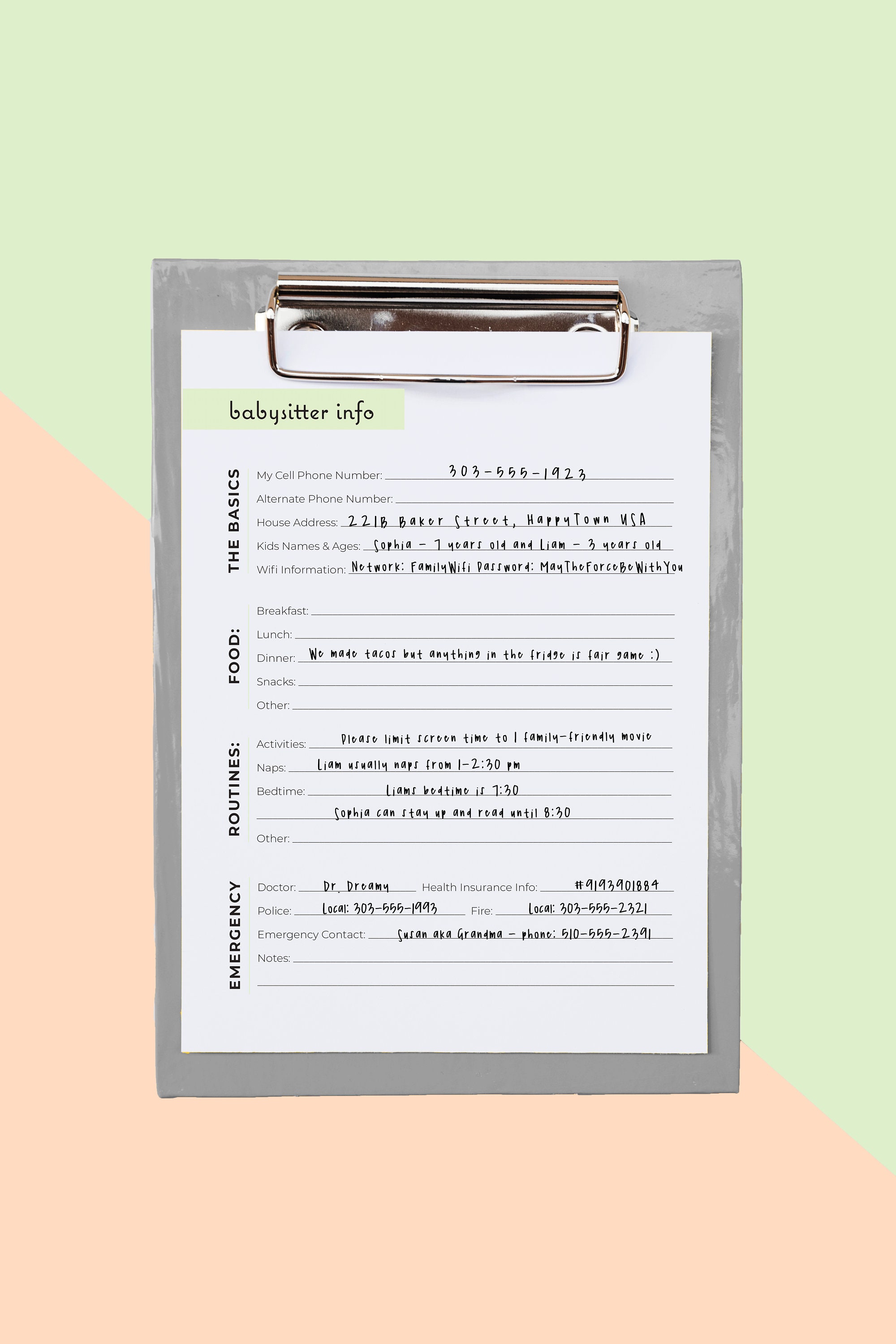 Important Documents Printable Pack colorful // Fun Home Management ...