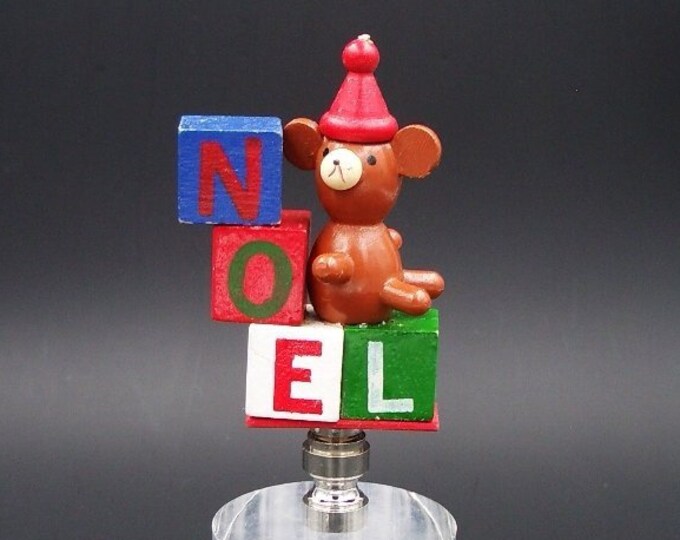 Lampshade Finial: Small Painted Resin Santa Claus, Lampshade Finial ...