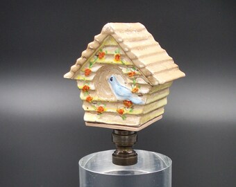 Bird House Finial - Etsy