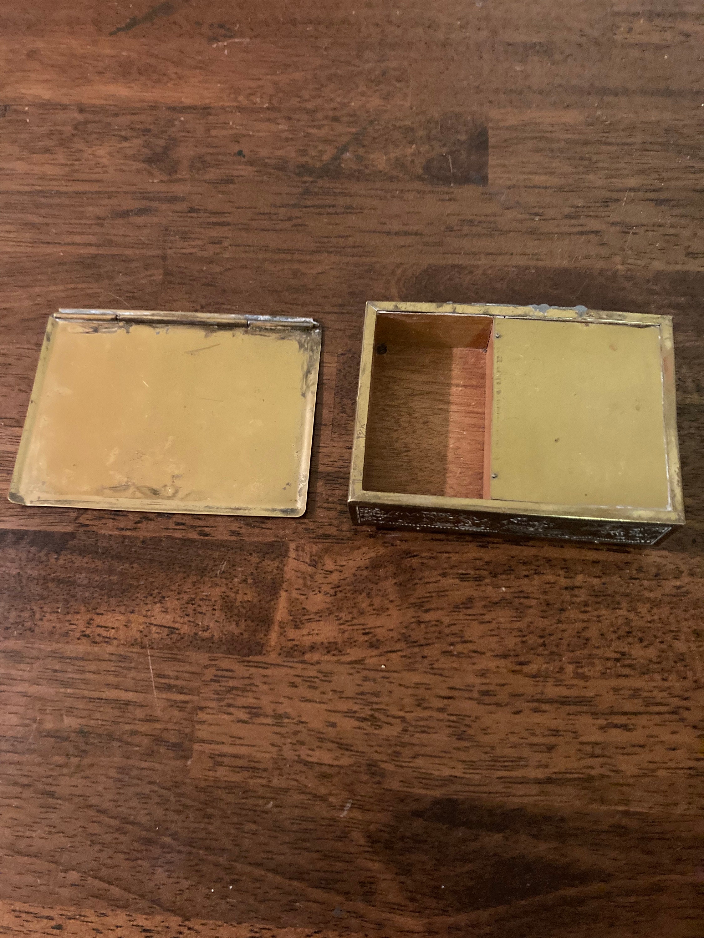 Antique 1920s Beautiful Brass Music Box - Etsy