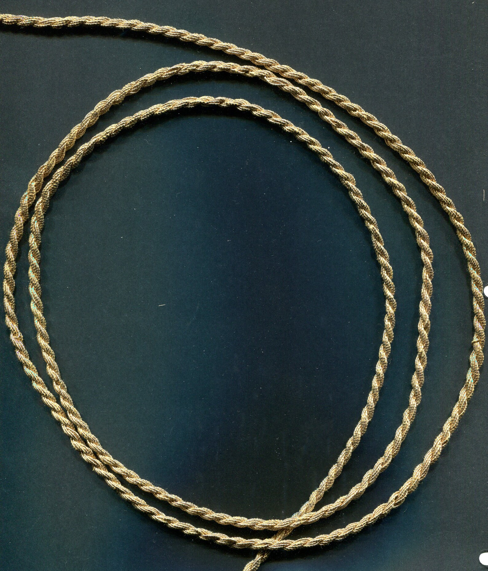 Fancy Gold Rope Braid Cord Trim 3/8 10mm Diameter 3 Ply BY THE YARD - Etsy