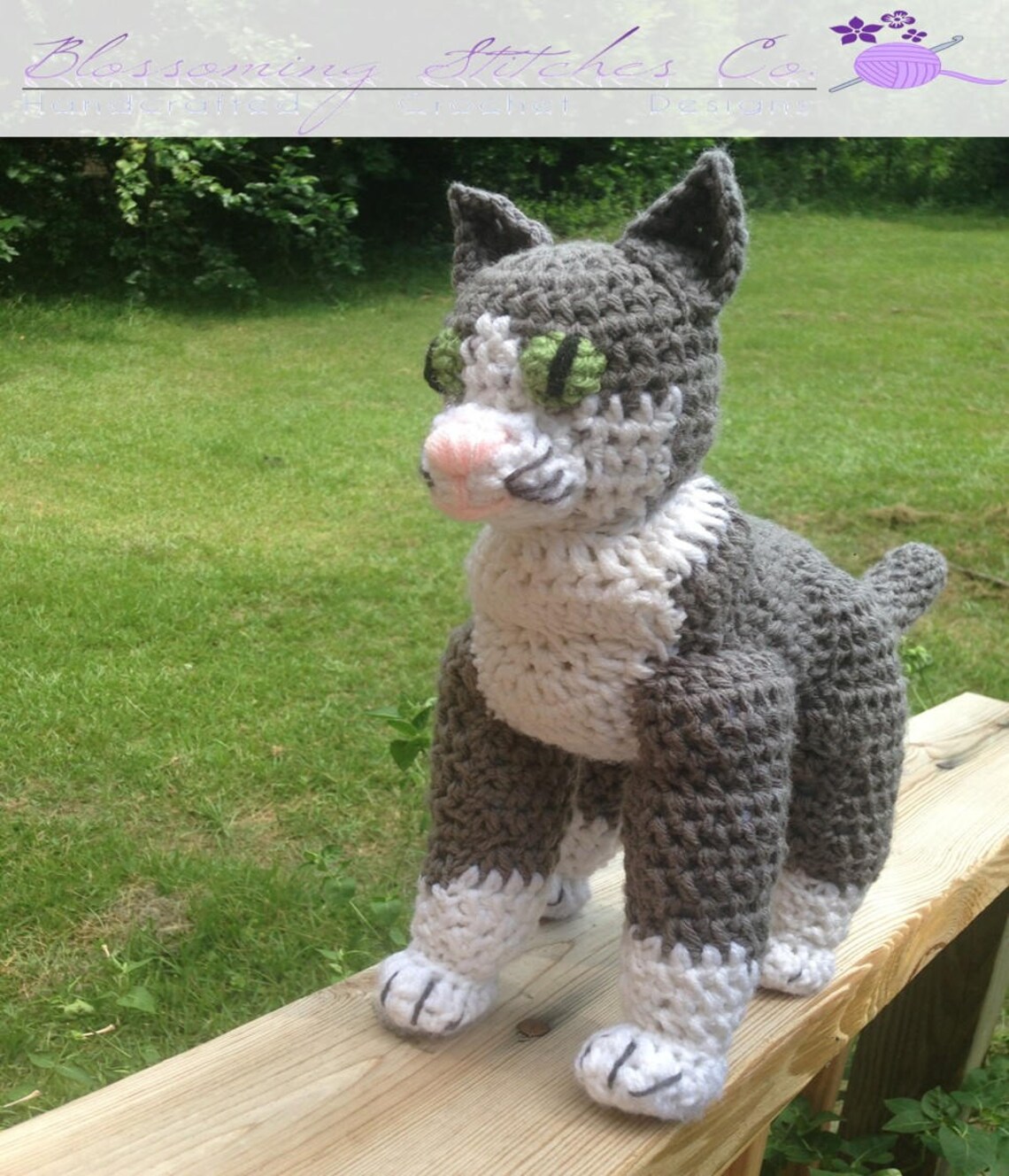 Realistic Crochet Cat Pattern PDF Download, Crochet Cat Pattern ...