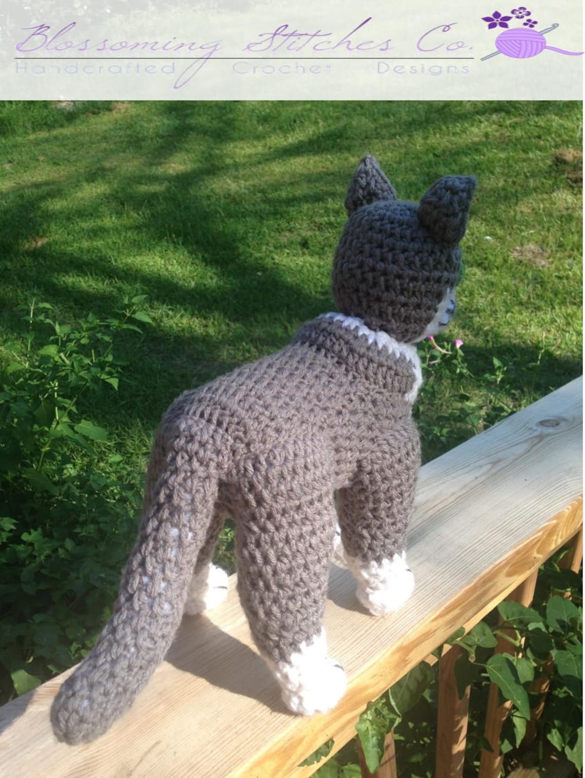 Realistic Crochet Cat Pattern PDF Download, Crochet Cat Pattern ...