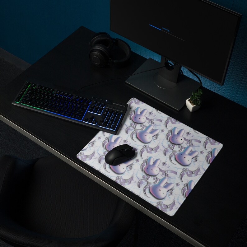 Cyber Bunny Gaming Mouse Pad - Etsy