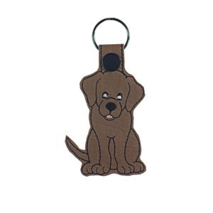 Labrador Retriever Key Fob - Black Lab Keychain - Yellow Lab Key Chain ...