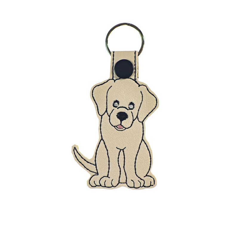 Labrador Retriever Key Fob Black Lab Keychain Yellow Lab - Etsy