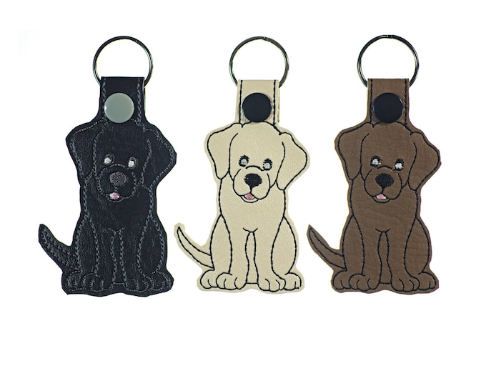 Labrador Retriever Key Fob Black Lab Keychain Yellow Lab Key Chain - Etsy