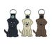 Labrador Retriever Key Fob - Black Lab Keychain - Yellow Lab Key Chain ...