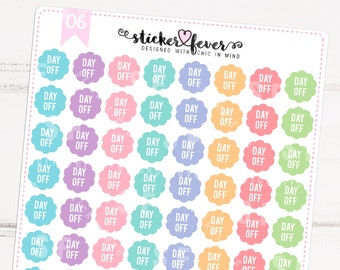 Planner Stickers / Day off Stickers/ Work Stickers / Passion Planners ...