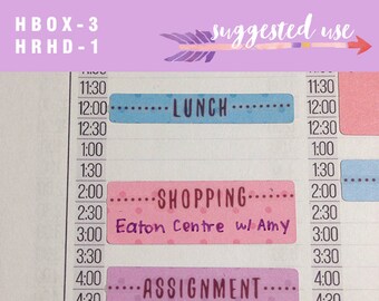 Time Schedule Stickers for Your Vertical Planner. Happy - Etsy