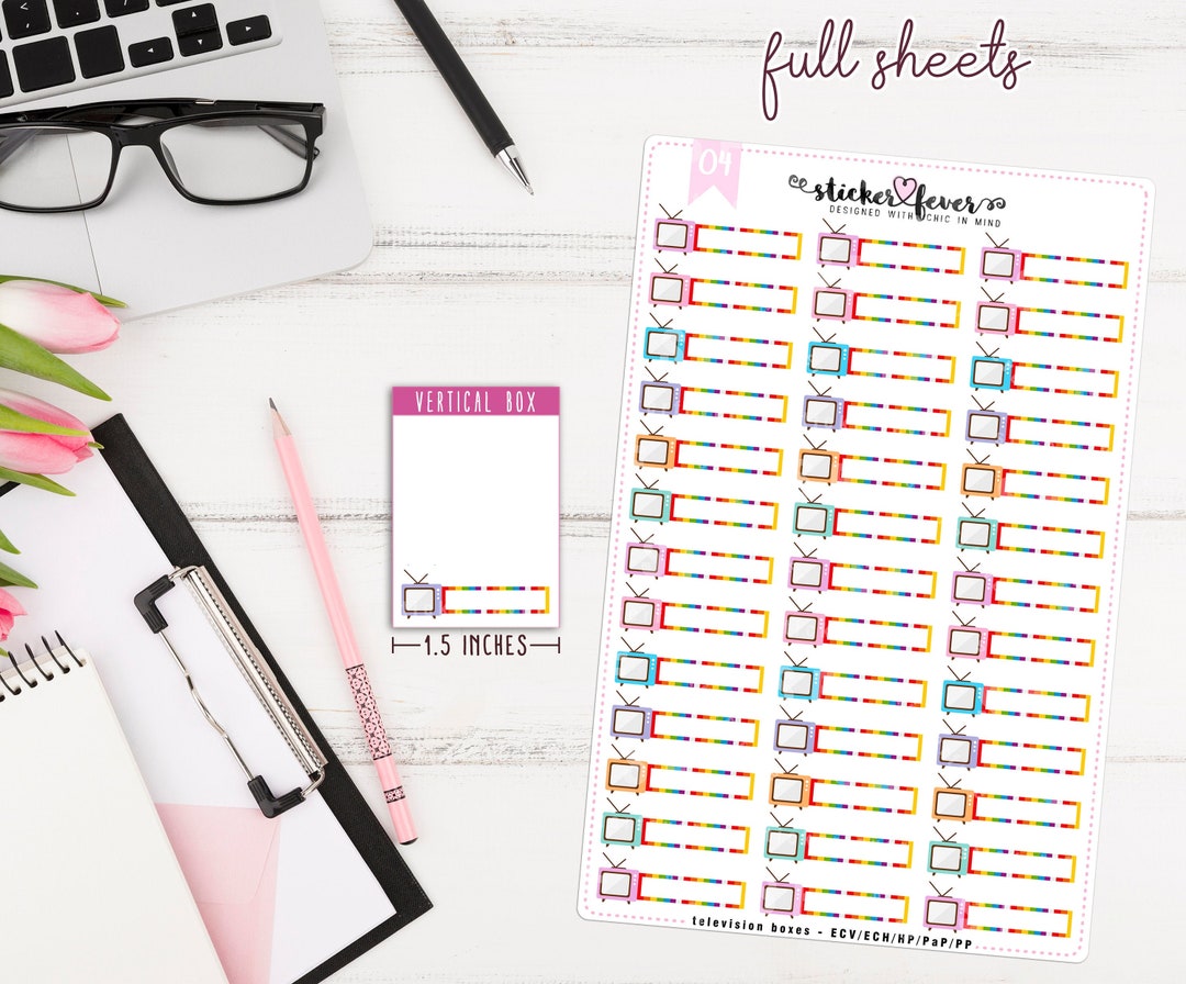 TV Show Planner Stickers for Recollections Happy Planner - Etsy